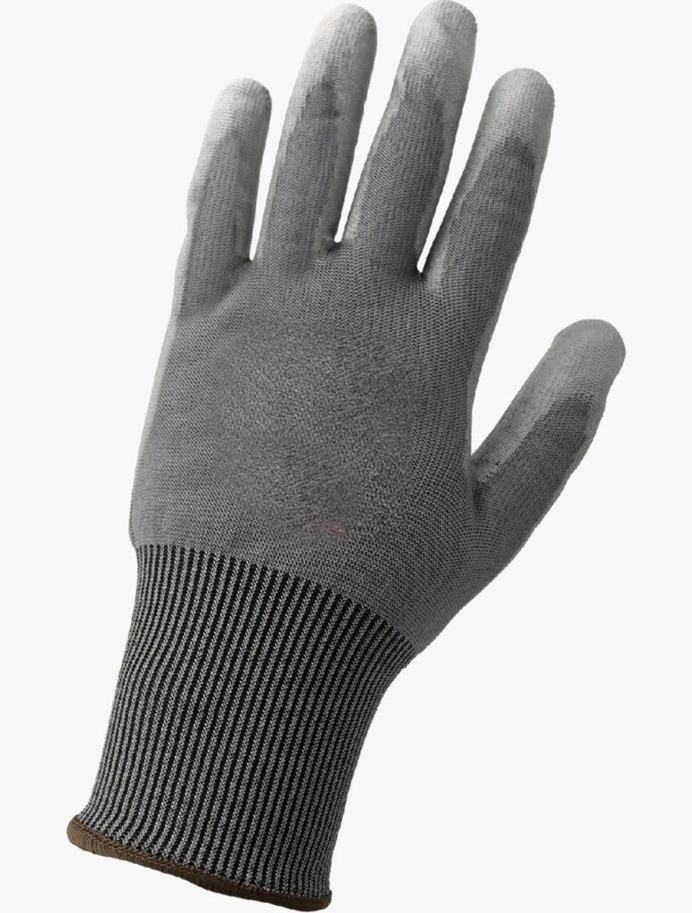 18 Gauge Cut Resistant Poly Gloves - A9 Cut Level Industrial Gloves